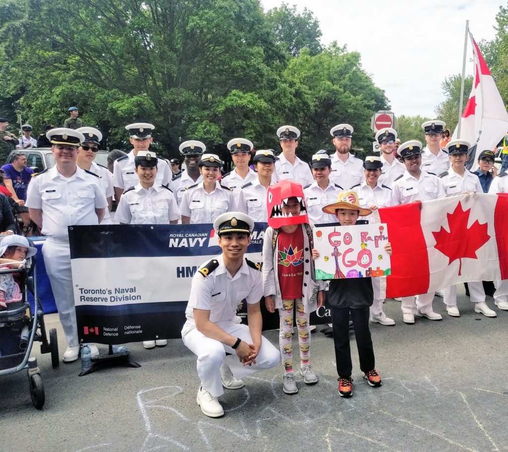 HMCS York cheers on the Raptors | Trident Newspaper
