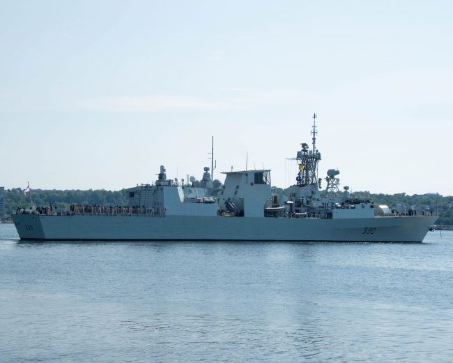 HMCS Halifax departs for Op REASSURANCE | Trident Newspaper