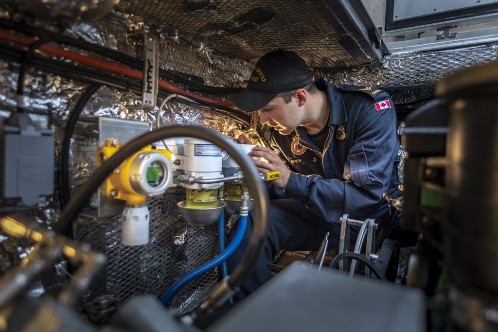 Hard at work aboard HMCS Harry DeWolf | Trident Newspaper
