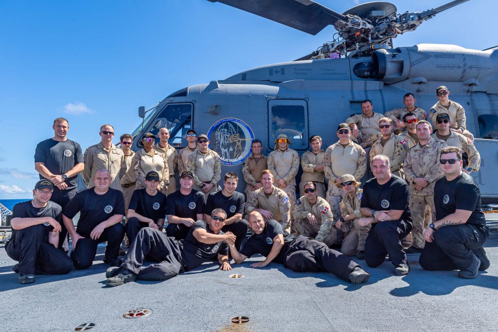 HMCS Calgary’s Cyclone decked out with new decal | Trident Newspaper