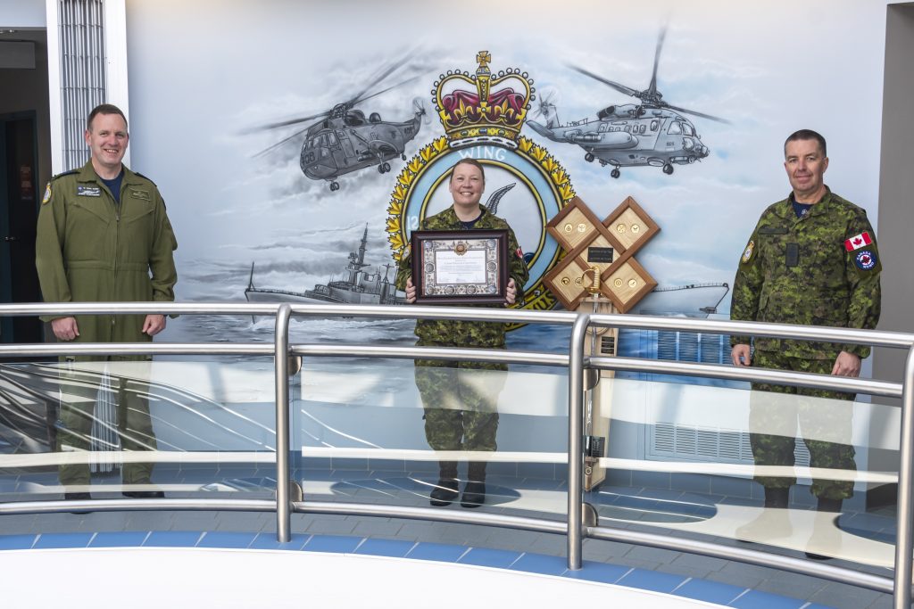 12 Wing Logistician wins national CAF award | Trident Newspaper