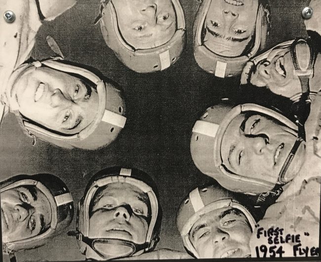 “First selfie” from 1954 at Shearwater gym | Trident Newspaper