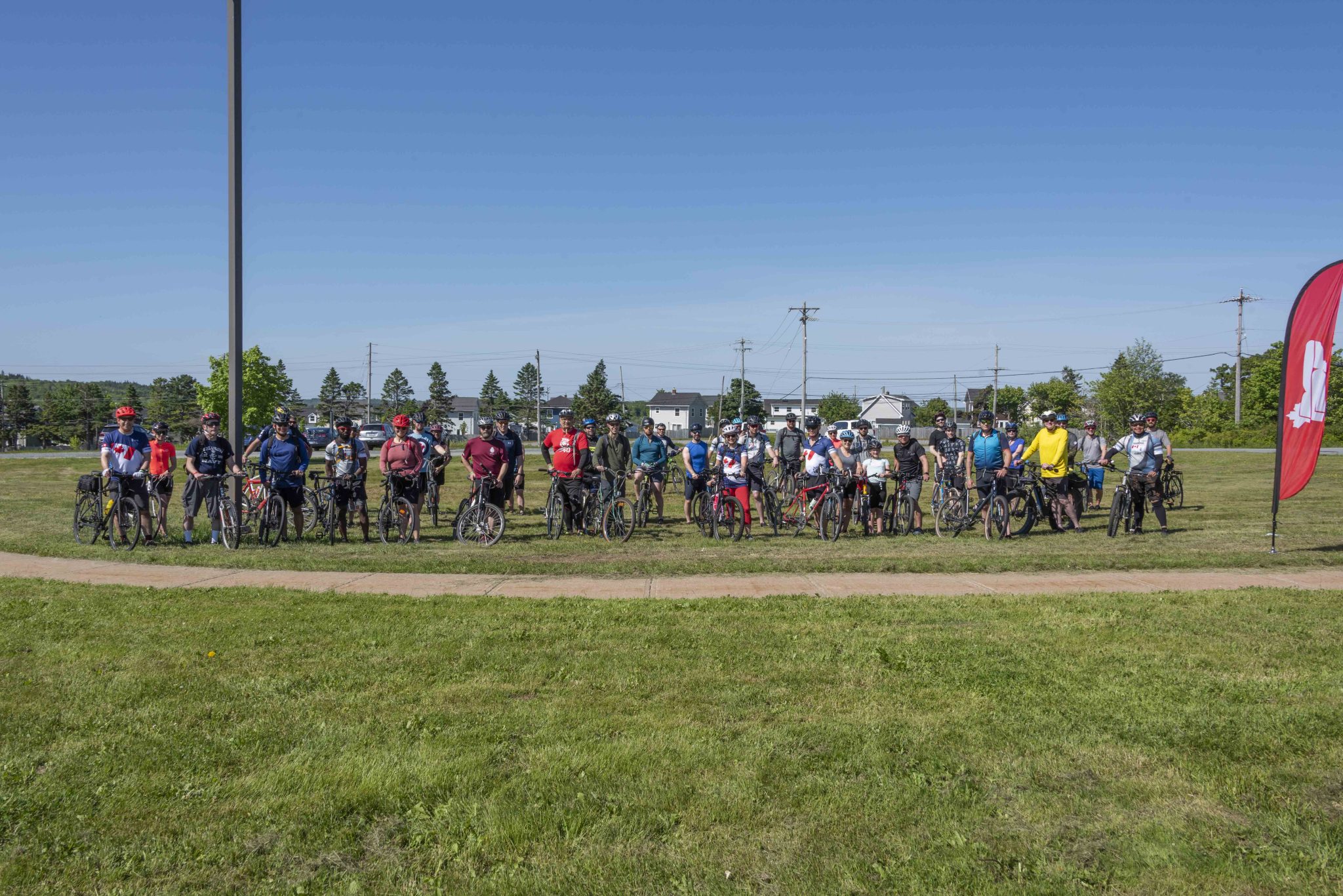 Cyclists out for Navy Bike Ride in Halifax / Les cyclistes se ...