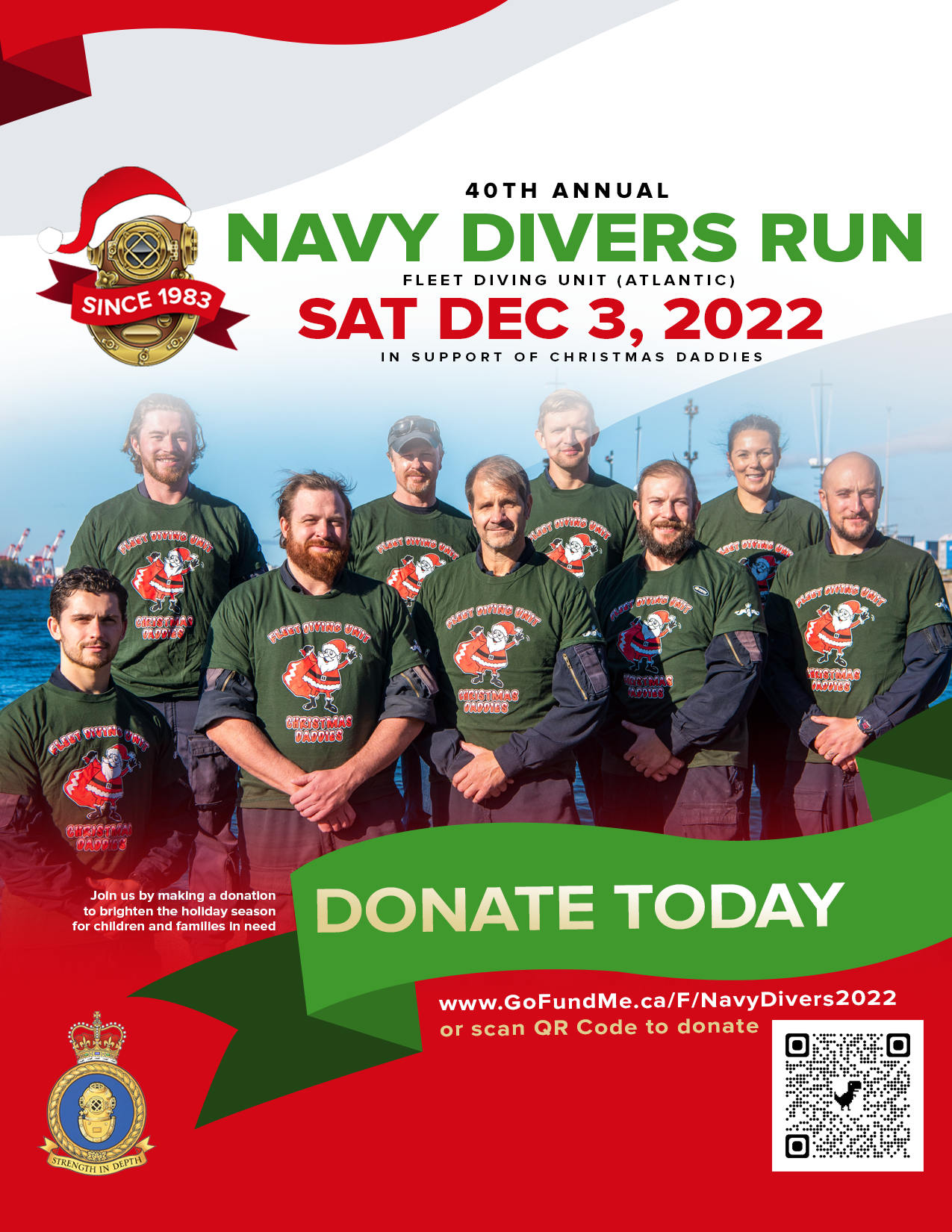 Navy Divers ready to run for Christmas Daddies | Trident Newspaper