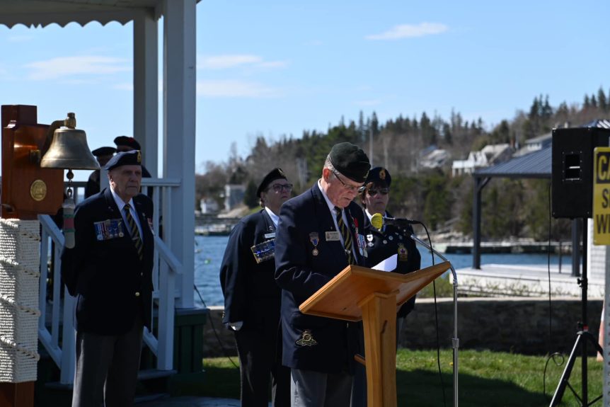 HMCS Scotian leads Battle of the Atlantic commemoration in Chester ...