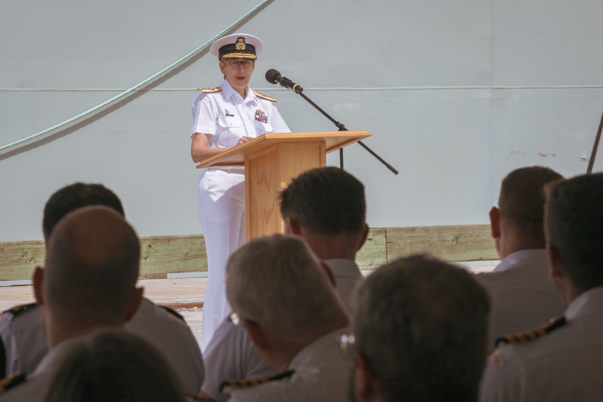 RAdm Kurtz takes command as first woman to lead MARLANT | Trident Newspaper