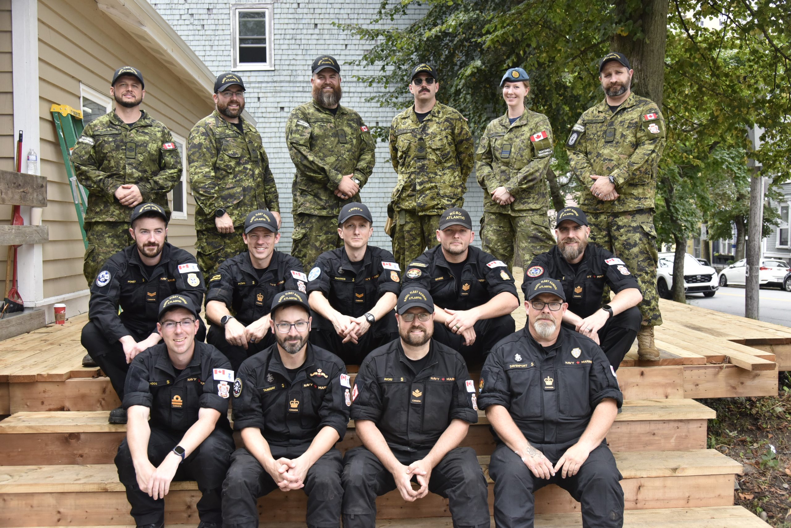 Local Defence Team Members Participate in a Day of Caring at Spencer ...