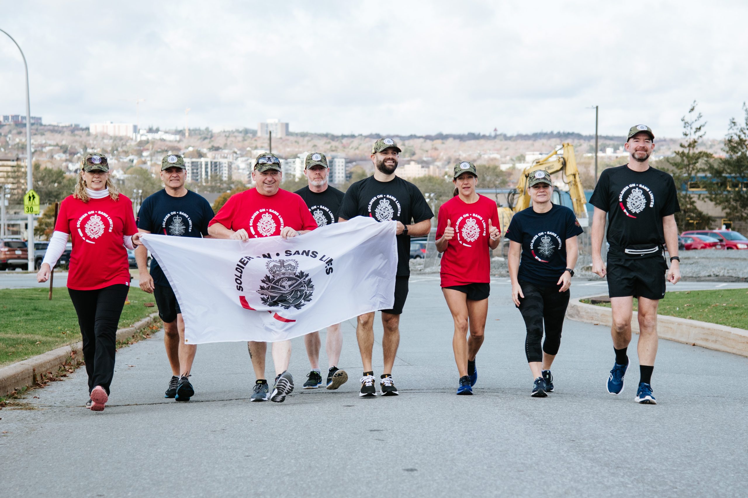Transition Unit members conduct 160-km relay for Soldier On | Trident ...