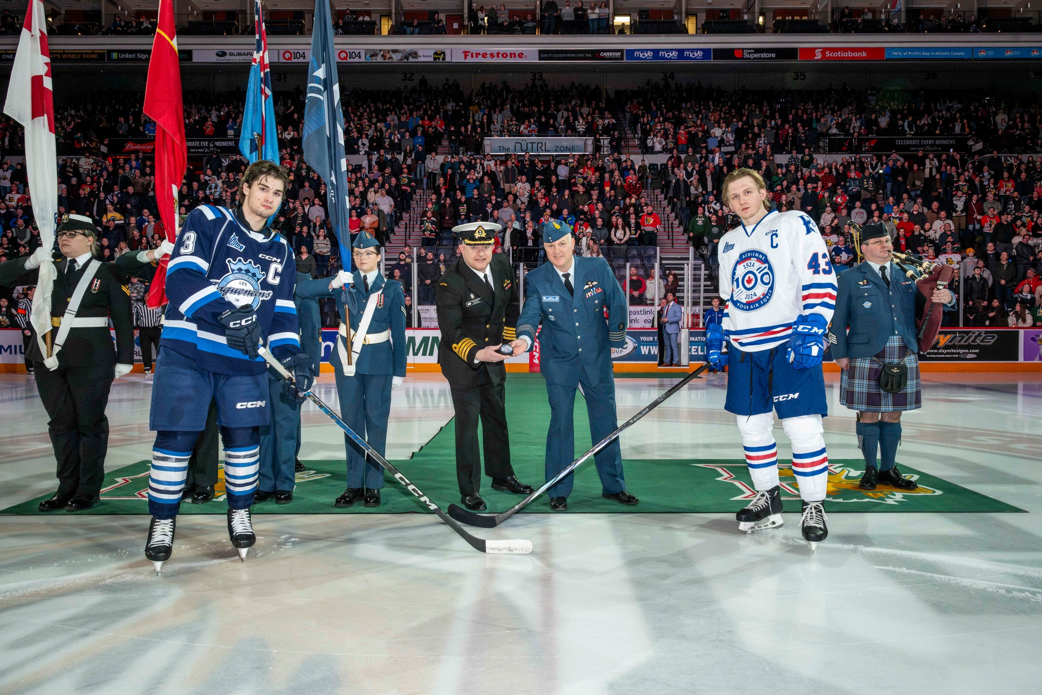 Mooseheads mark RCAF Centennial during DND Appreciation Night | Trident ...
