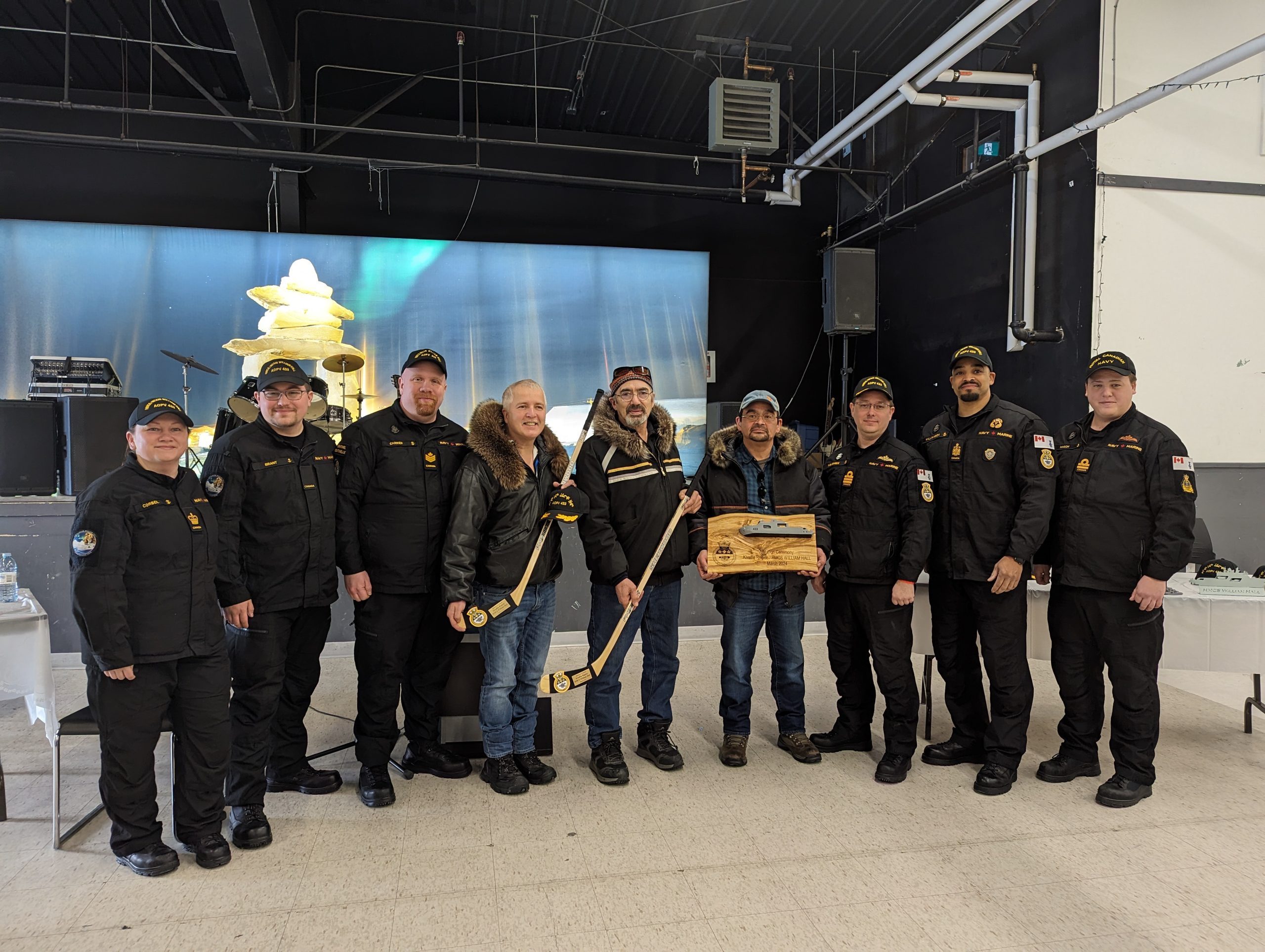 Kivalliq Region Welcomes HMCS William Hall for Affiliation Ceremony ...