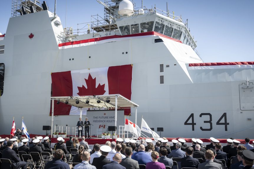 HMCS Frédérick Rolette one step closer to service | Trident Newspaper