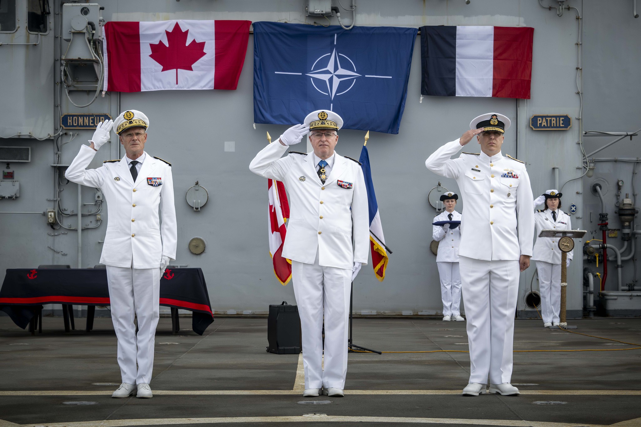France hands over command of SNMG2 to Canada | Trident Newspaper