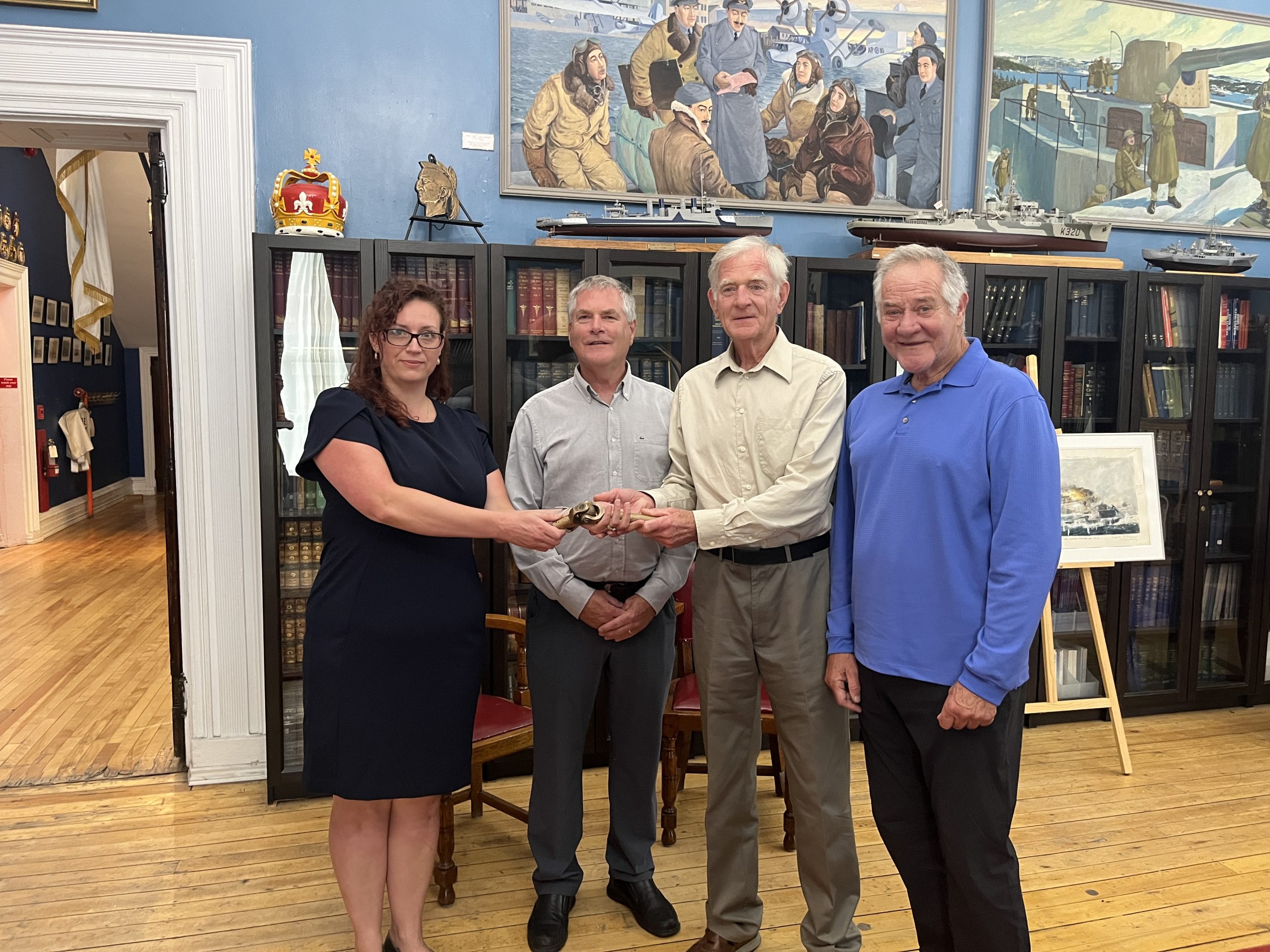 HMCS Assiniboine artefact donated to Naval Museum on battle anniversary ...