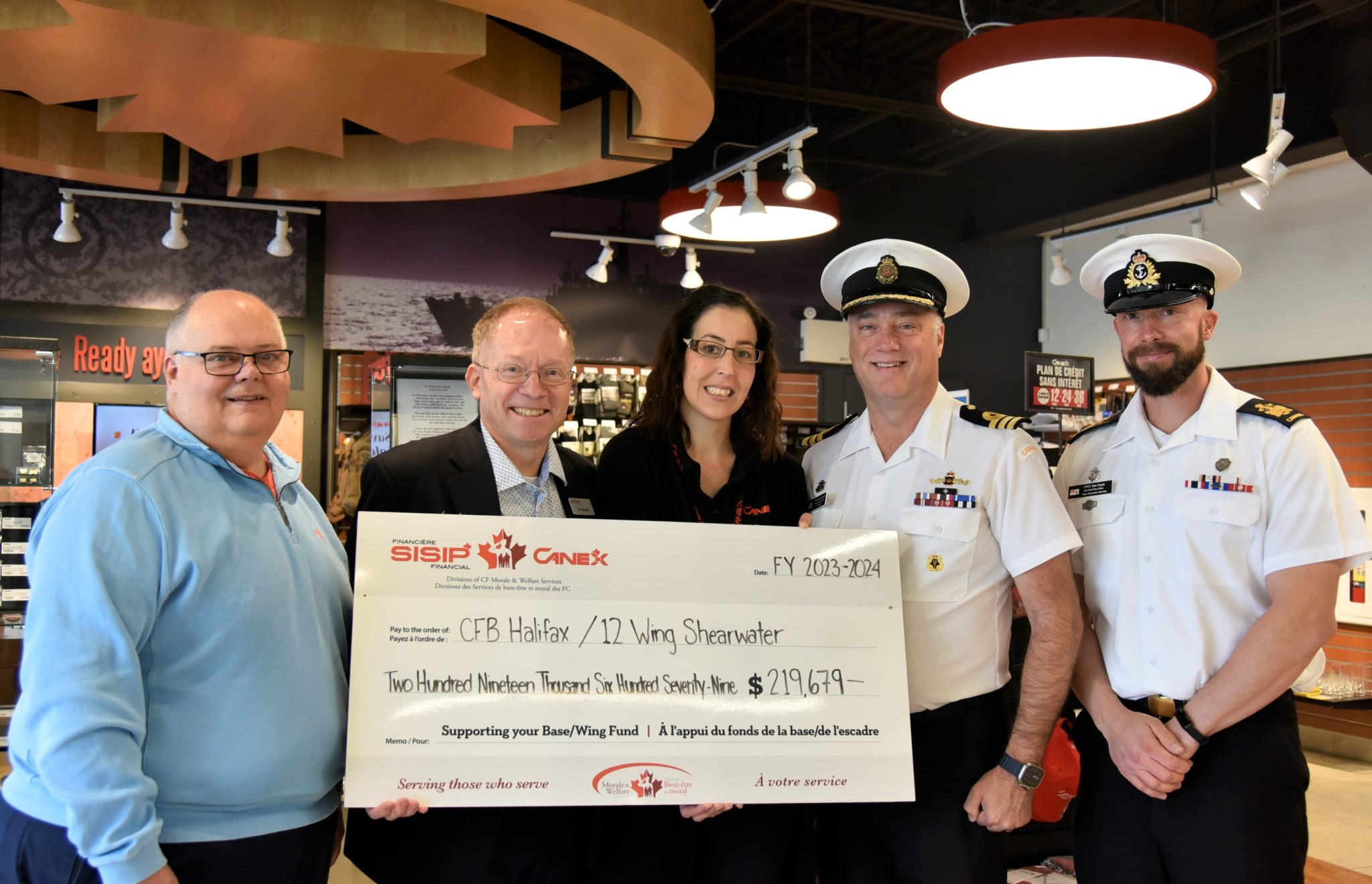 CANEX/SISIP give back to CFB Halifax | Trident Newspaper