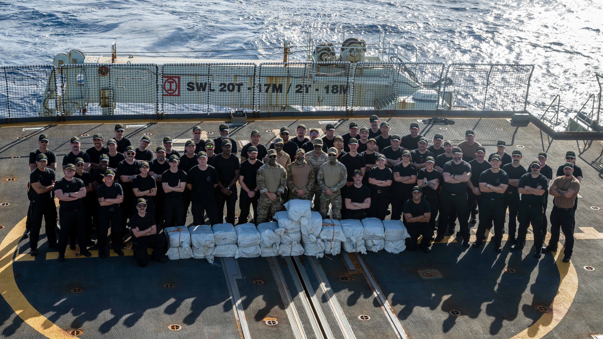 Significant seizure of illegal narcotics by HMCS Harry DeWolf | Trident ...