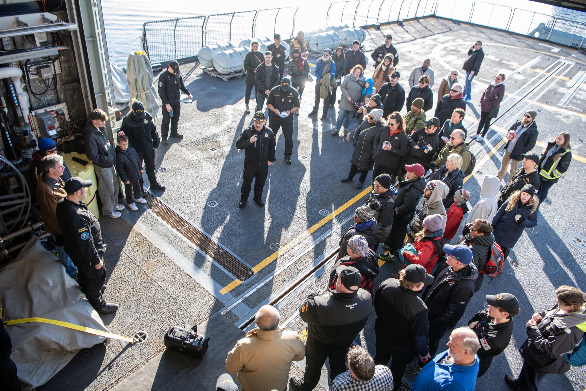 HMCS William Hall welcomes family, friends ahead of deployment ...