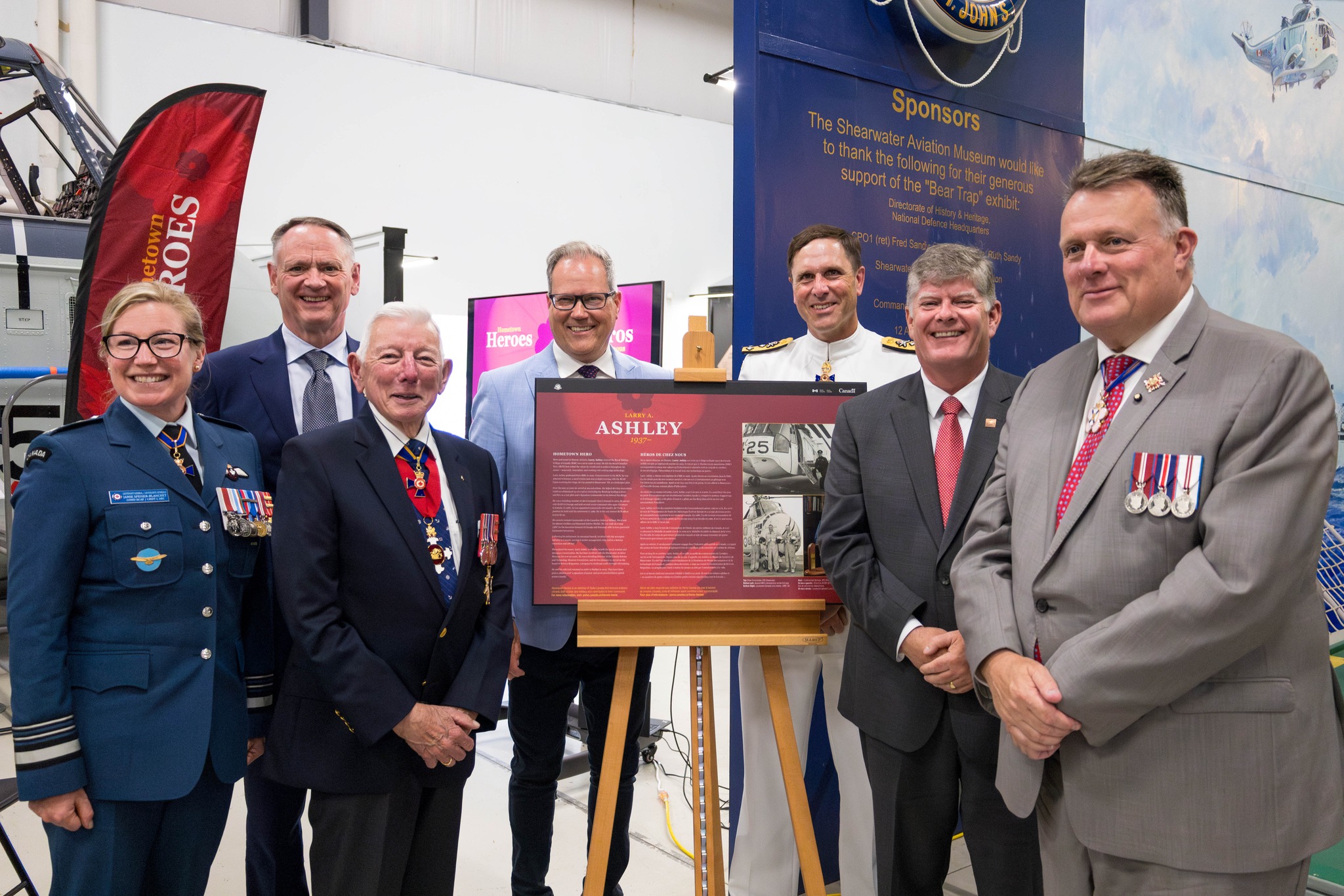 Former RCN officer, Air Force Commander honoured at Hometown Heroes ...