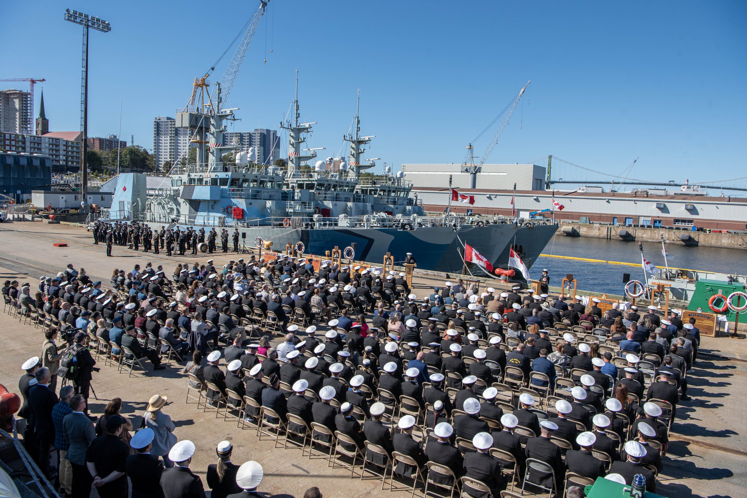 ‘Small but mighty’ Kingston-class celebrated as five ships paid off ...