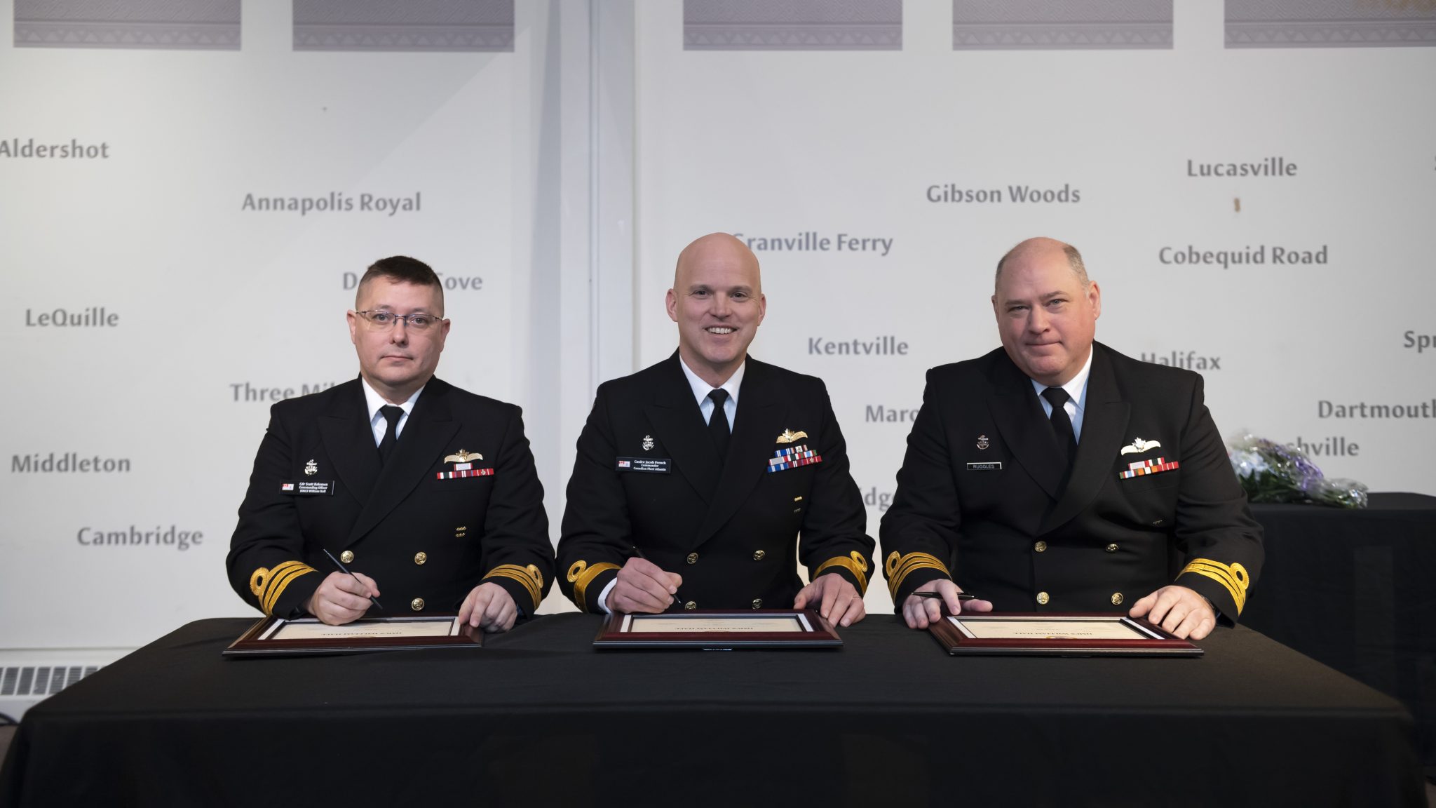 HMCS William Hall welcomes new CO in unique setting | Trident Newspaper